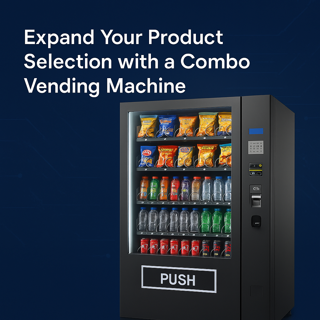 Buy Combo & Dual Vending Machines Online | Dual Snack and Drink Vending ...